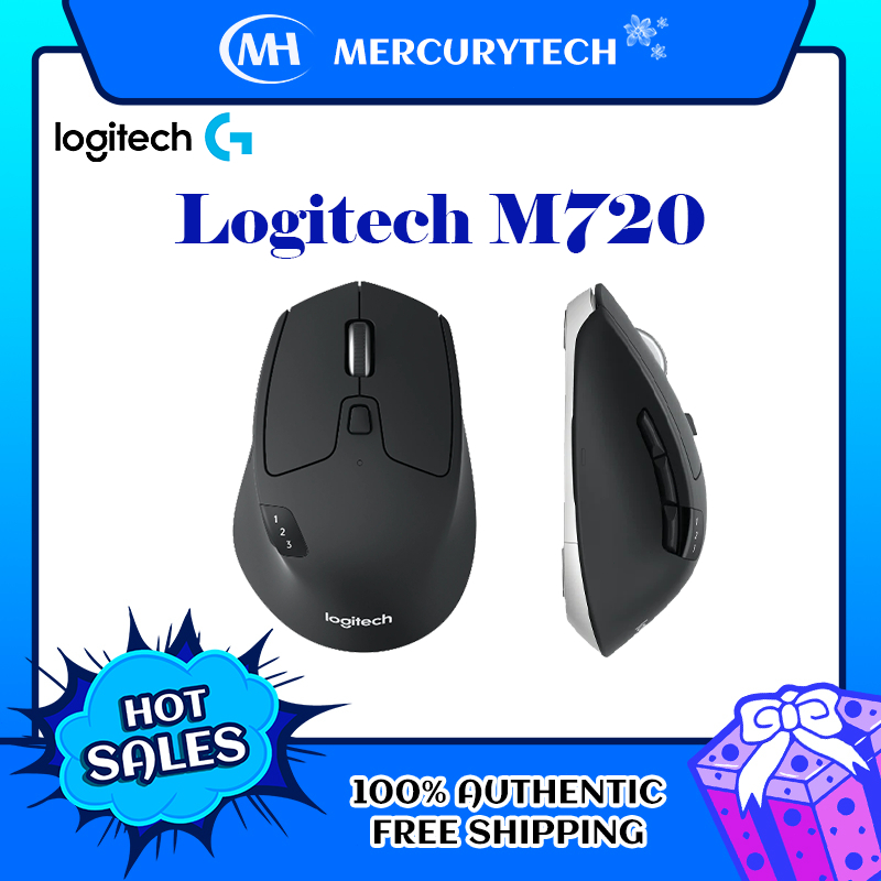 【Instock】Logitech M720 Wireless Mouse / Bluetooth and Unifying Receiver ...