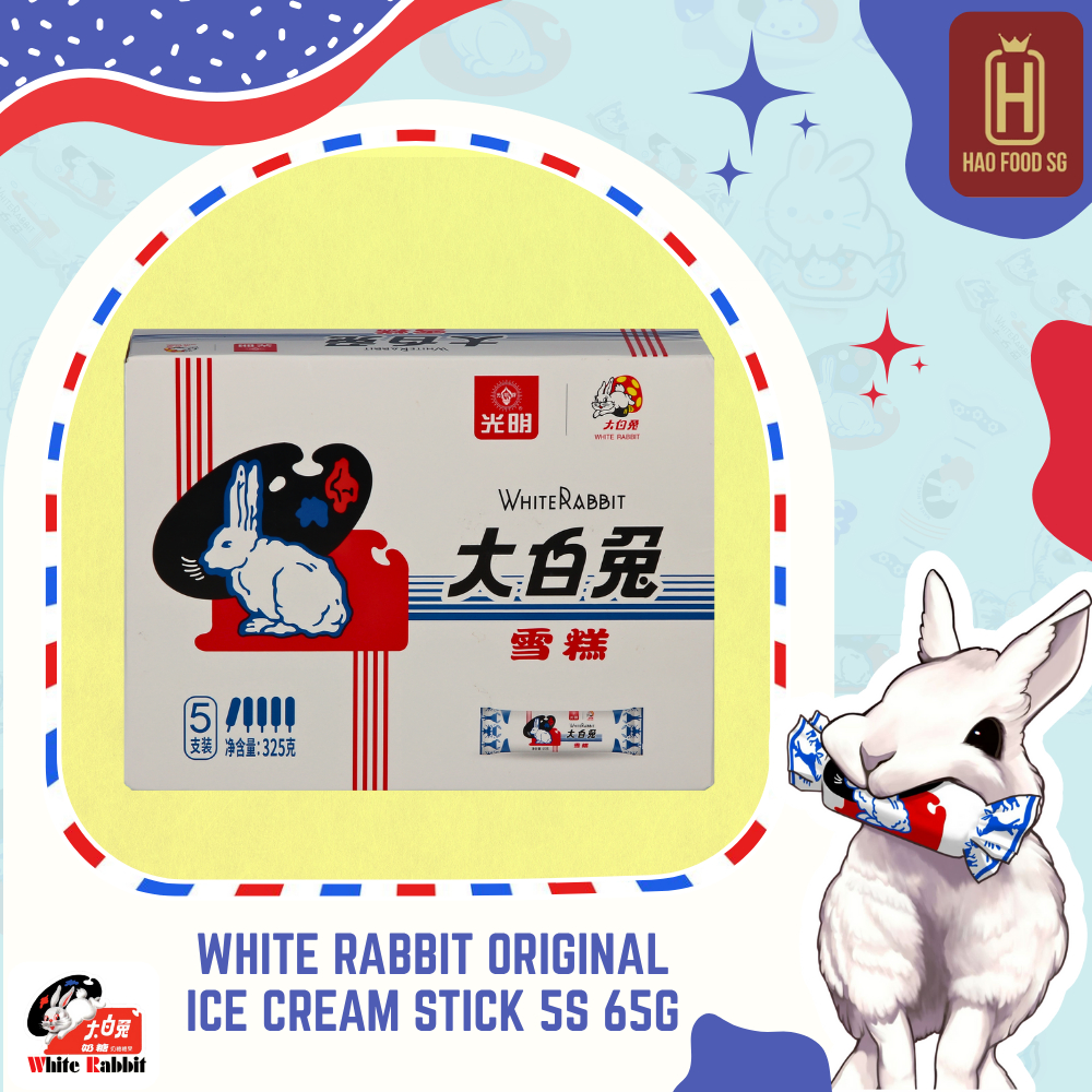 White Rabbit Ice Cream Original Stick 65g - 5 Sticks per Box | Official ...