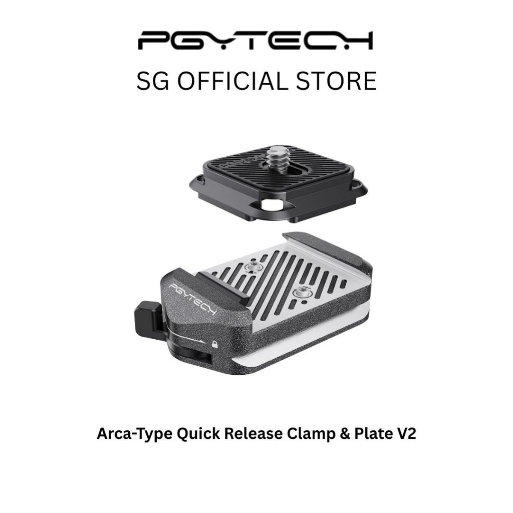 PGYTECH Acra-Type Quick Release Clamp & Plate V2 | Shopee Singapore