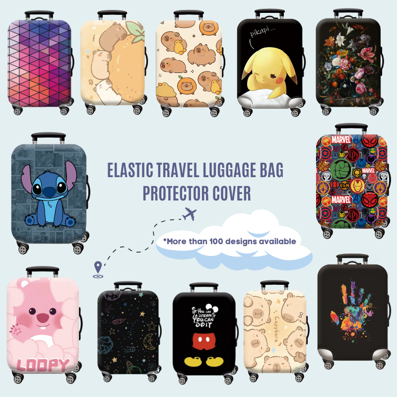 [SG Seller] Part 8 New Arrival Elastic Travel Luggage Bag Protector ...