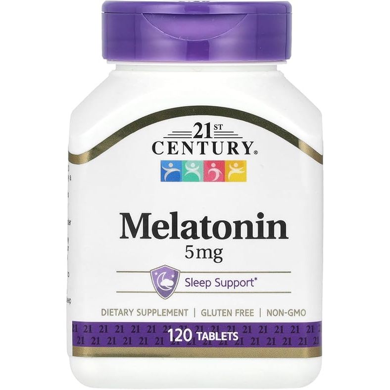 21st Century, Melatonin, 5 mg, 120 Tablets | Shopee Singapore