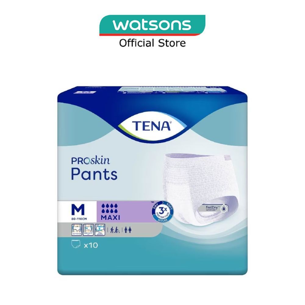 TENA Pants Maxi Adult Diapers Size M 10s | Shopee Singapore