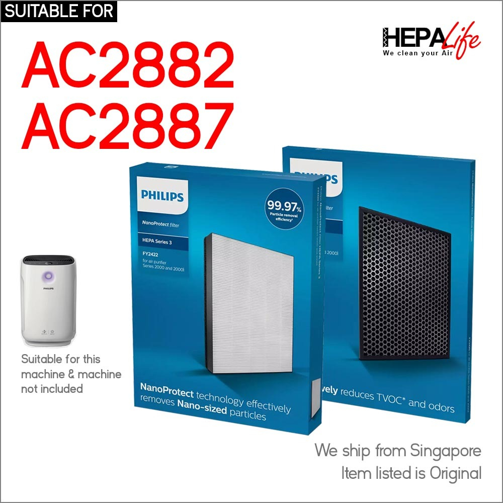 Philips AC2882 AC2887 FY2420 FY2422 Authentic filter - Hepalife ...
