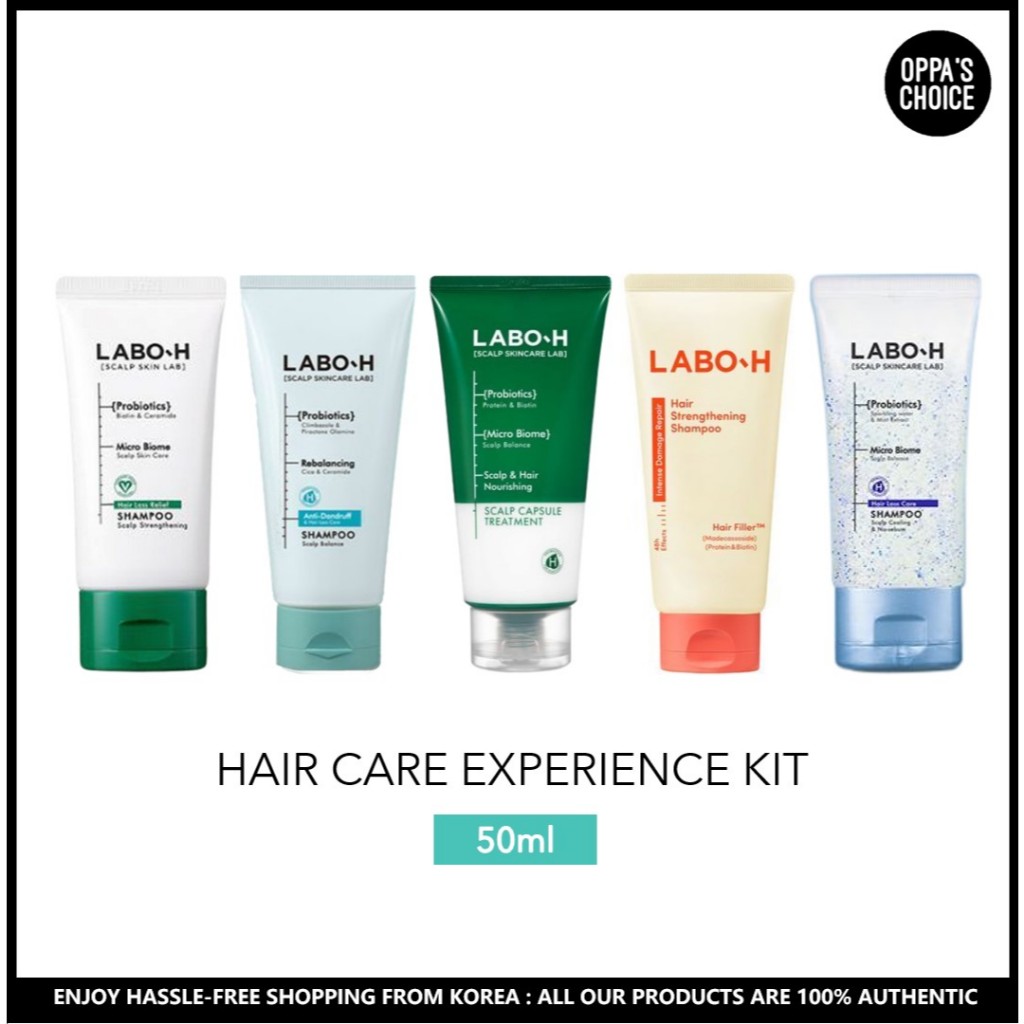 [LIMITED] BEST KOREA HAIR BRAND TRIAL SET (LABO-H / MOREMO / DR.FORHAIR ...
