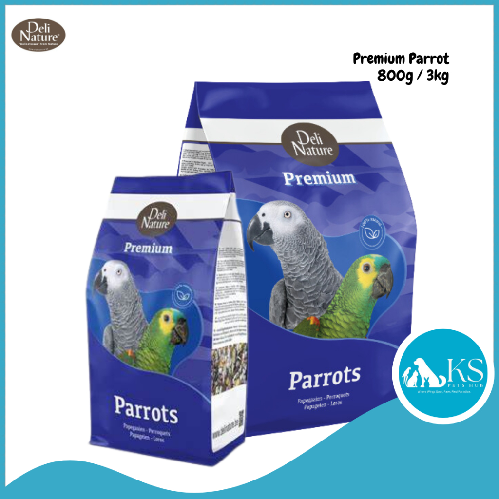 Deli Nature Premium Parrot 800g / 3kg Bird Food Diet | Shopee Singapore
