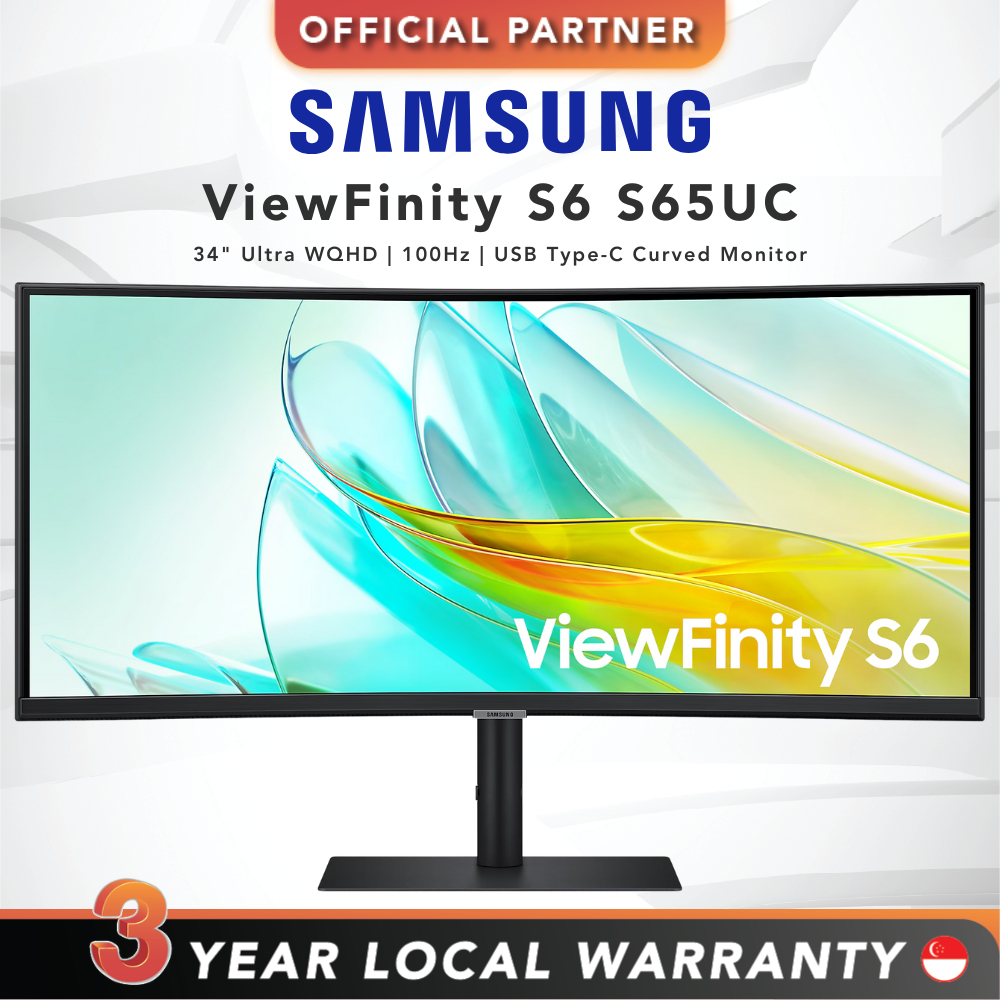 Samsung ViewFinity S6 S65UC | 34" Ultra WQHD | 100Hz | USB Type-C ...