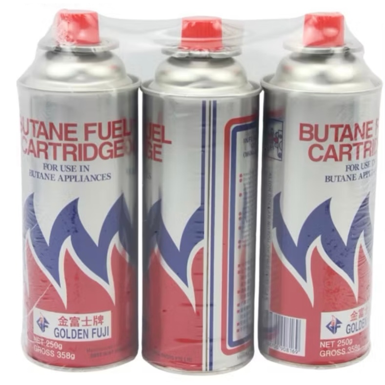 Golden Fuji Butane Fuel Gas Cartridge Set Steamboat Fuel Pack of 3 ...