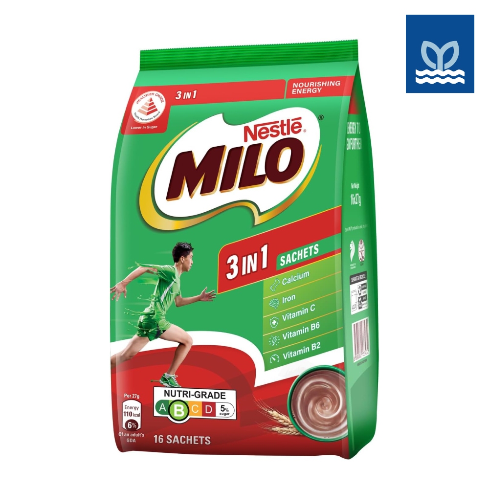 Nestle - Milo 3 in 1 (16’s x 27G) | Shopee Singapore