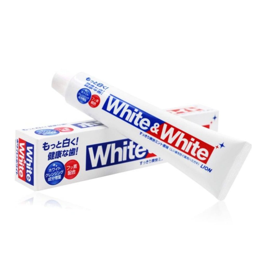 Lion Japan White & White Toothpaste 150g (Fresh Mint) | Shopee Singapore