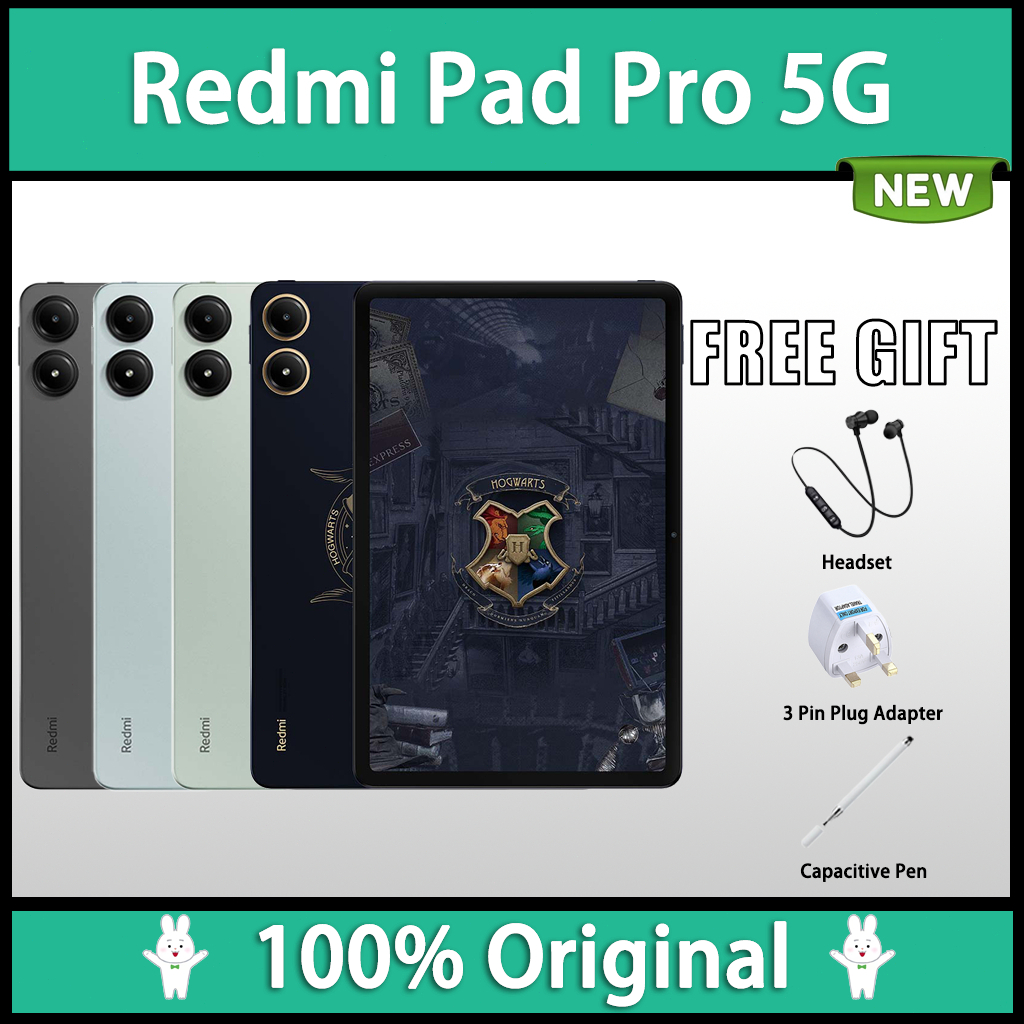 Xiaomi Redmi Pad Pro 5G Snapdragon 7s Gen 2 12.1 inch 120Hz Full metal back 10000 mAh Large ...