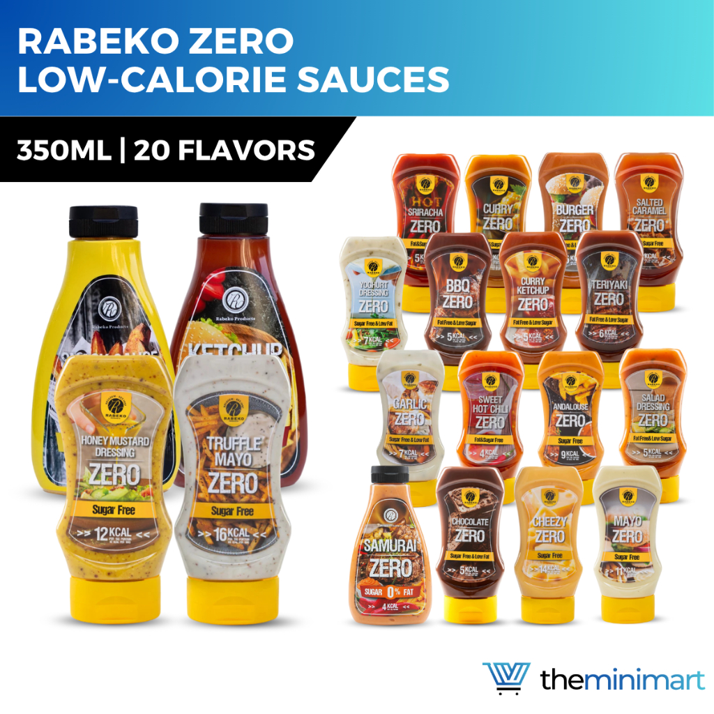 Rabeko ZERO Low-Calorie Healthy and All-Natural Ingredients Sauces ...