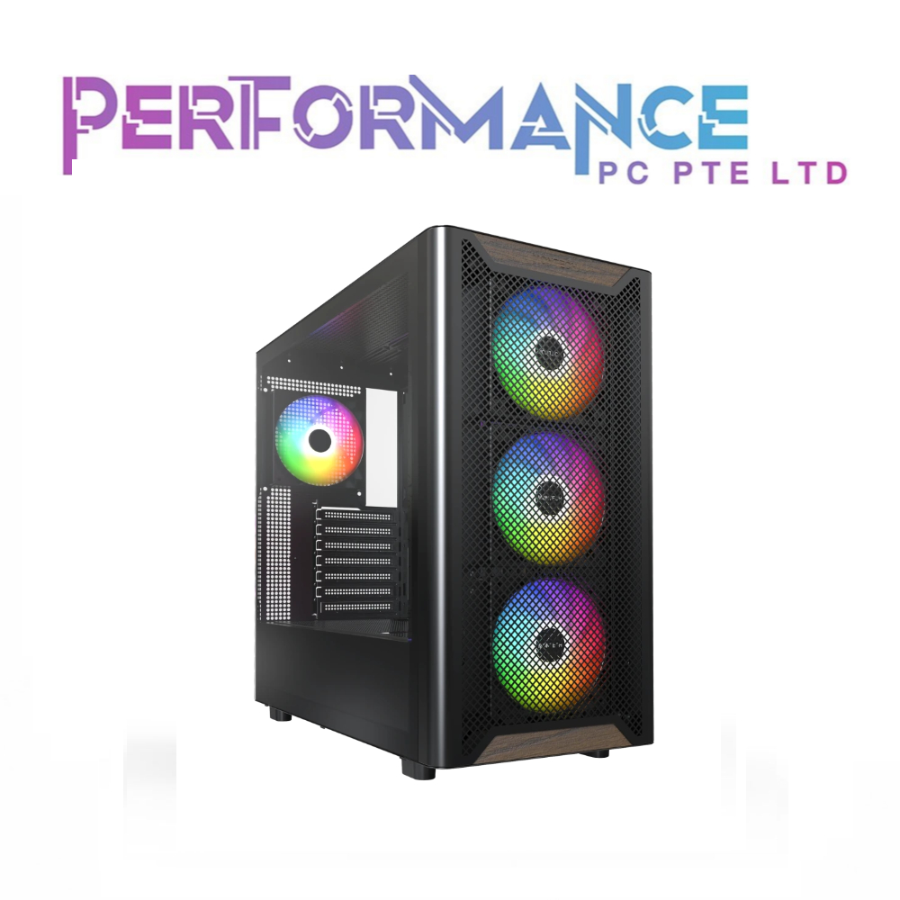 MONTECH XR WOOD ATX CASE BLACK/WHITE (1 YEAR WARRANTY BY TECH DYNAMIC PTE LTD) | Shopee Singapore