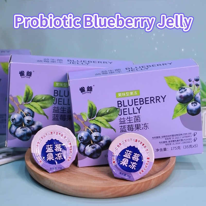 175g Probiotic Blueberry Jelly Cups - Prebiotic Fruit Enzymes | Guilt ...