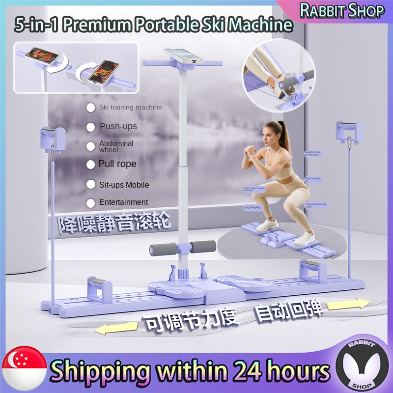 🔥🔥【SG READY STOCK】Premium Portable Ski Machine Pilates Board Home Leg ...