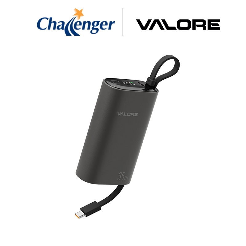 Valore PD47 PD35W 10000mAh Power Bank - (Black/White) With CCC | Shopee ...