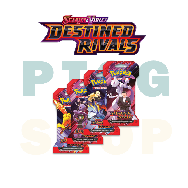 Destined Rivals Sleeved Booster (SV10) - Pokemon TCG Cards box packs ...