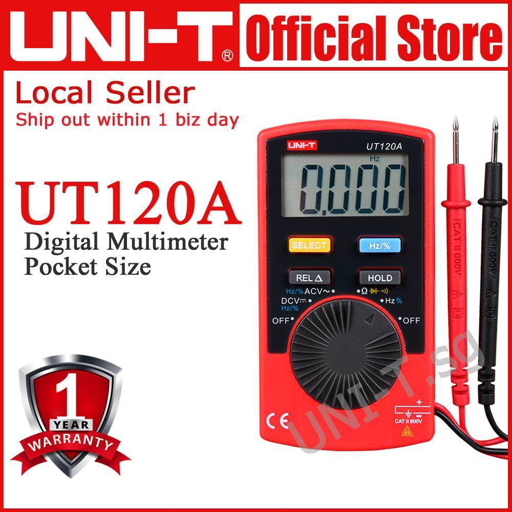 Uni-T UT120A Pocket Size Digital Multimeter | Shopee Singapore
