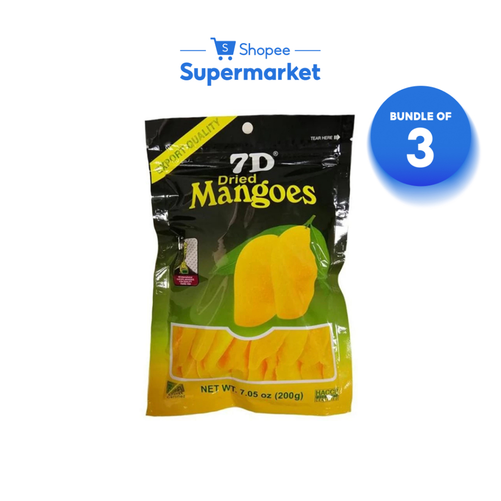 [Bundle of 3] 7D Dried Mango (200g) | Shopee Singapore