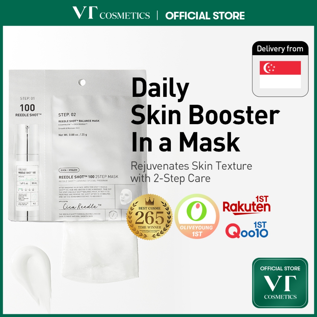 [VT] Reedle Shot 100 2Step Mask (50/ 100 / 300 / 700) Skin Condition ...