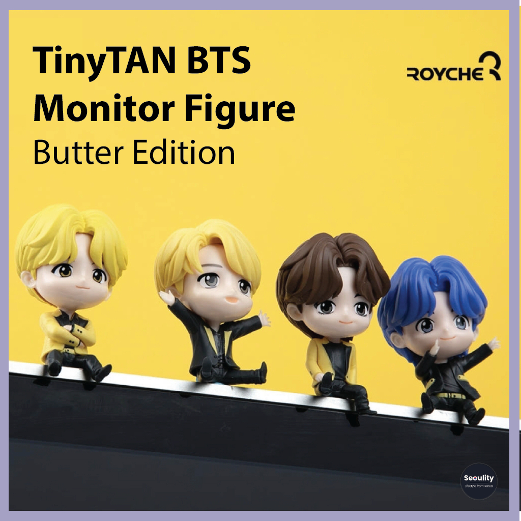 TinyTAN BTS Monitor Figure｜Butter Edition｜7 Characters｜Adorable Desk ...