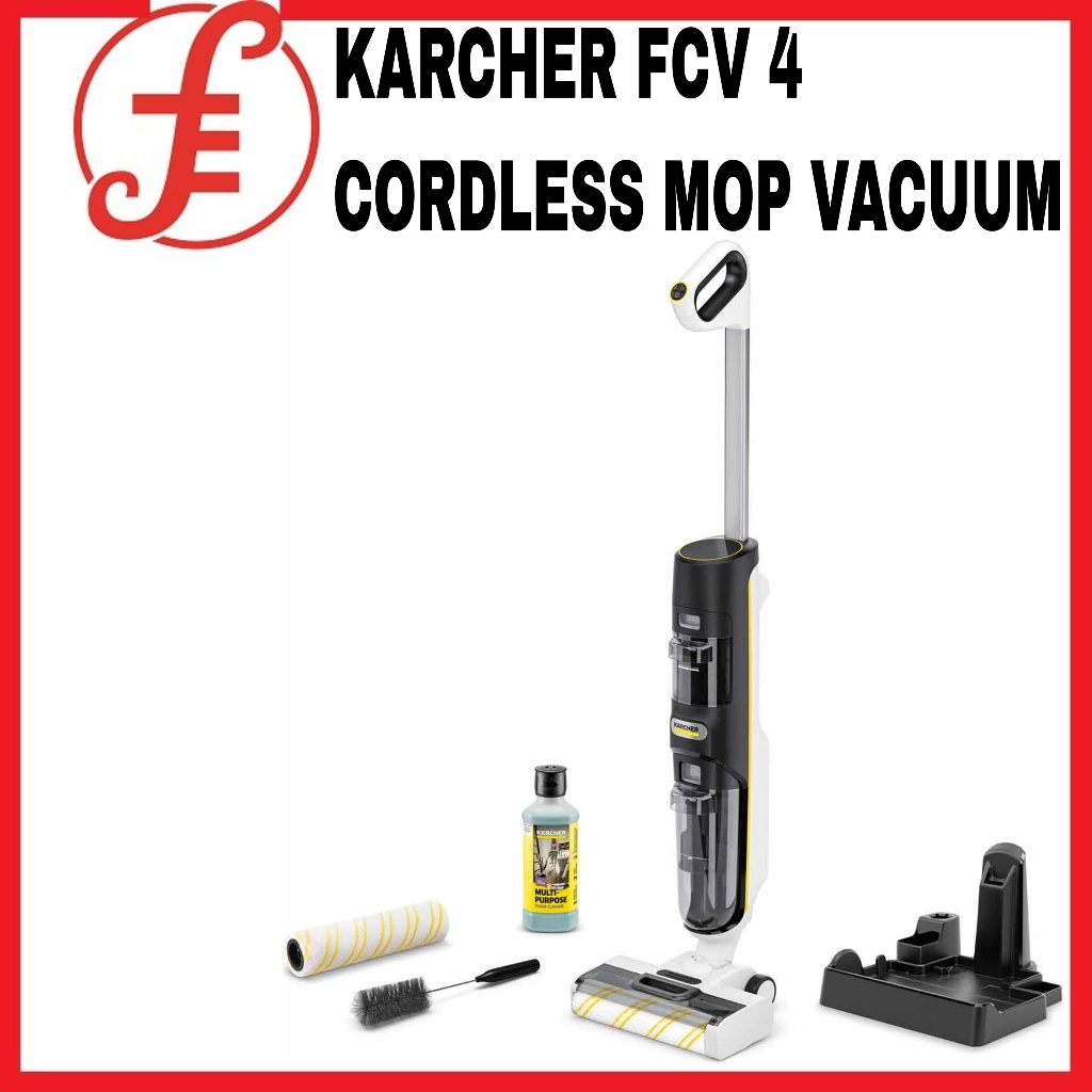Karcher Electric Wiping Mop EWM 2 | FCV 4 CORDLESS MOP VACUUM | Shopee Singapore