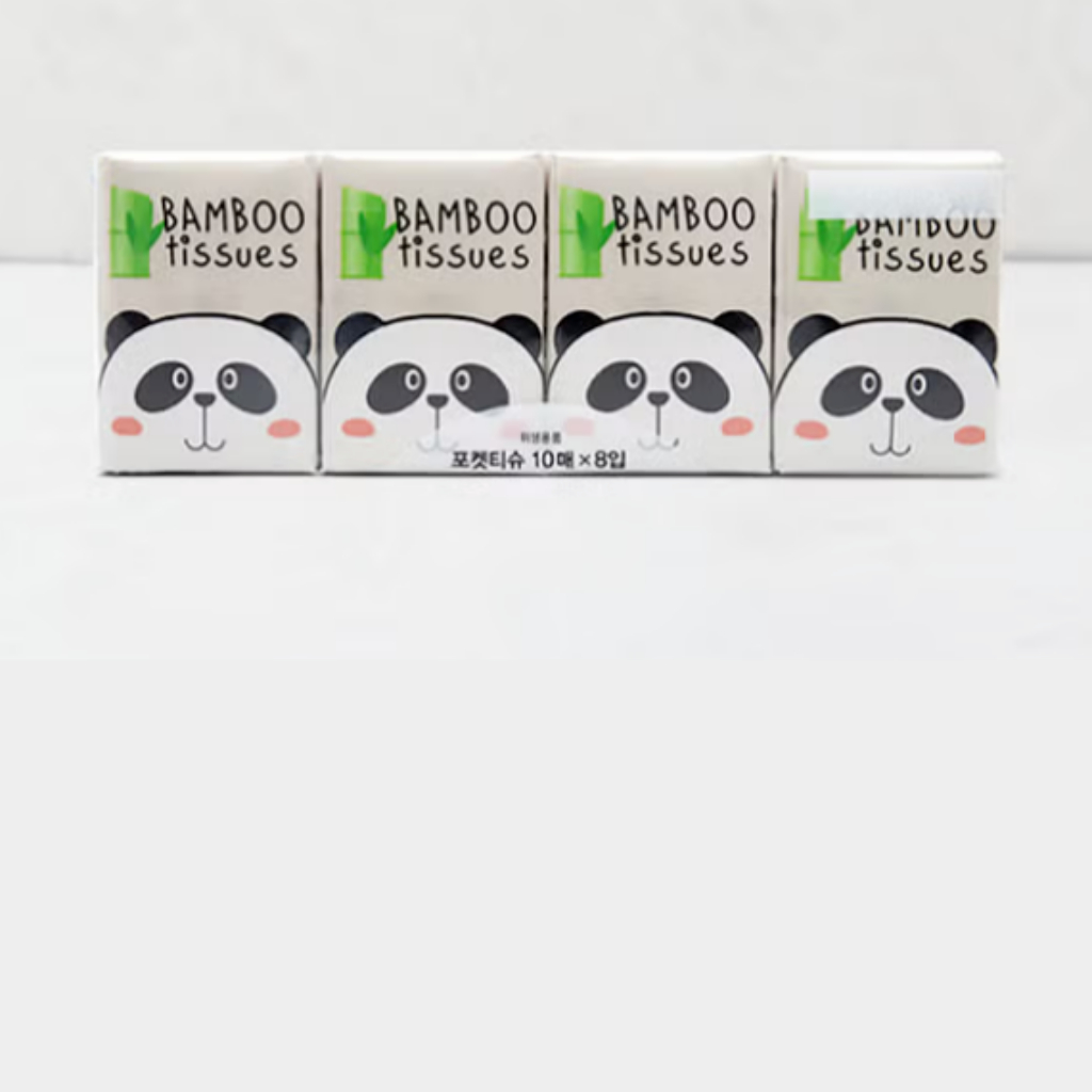 [Daiso] Panda Pocket Tissue – 10 Sheets × 8 Packs | Shopee Singapore