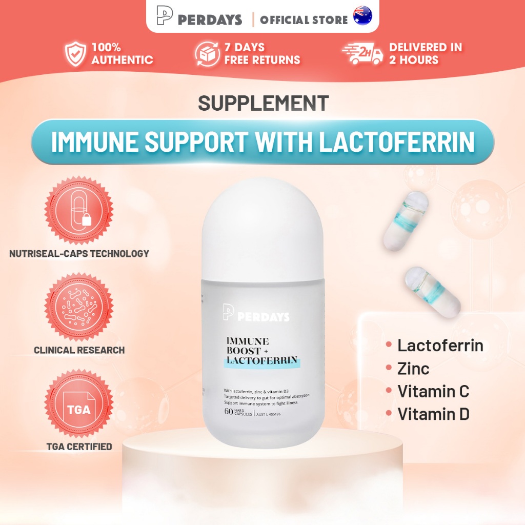 PERDAYS Immune Boost & Lactoferrin – Immunity Support for Pregnant ...
