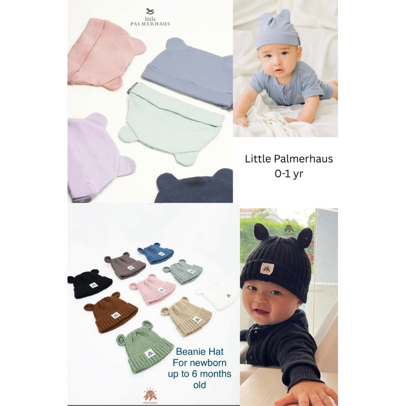 Little Palmerhaus Baby Hat/Boo Beanie Hat (SG Stock) | Shopee Singapore
