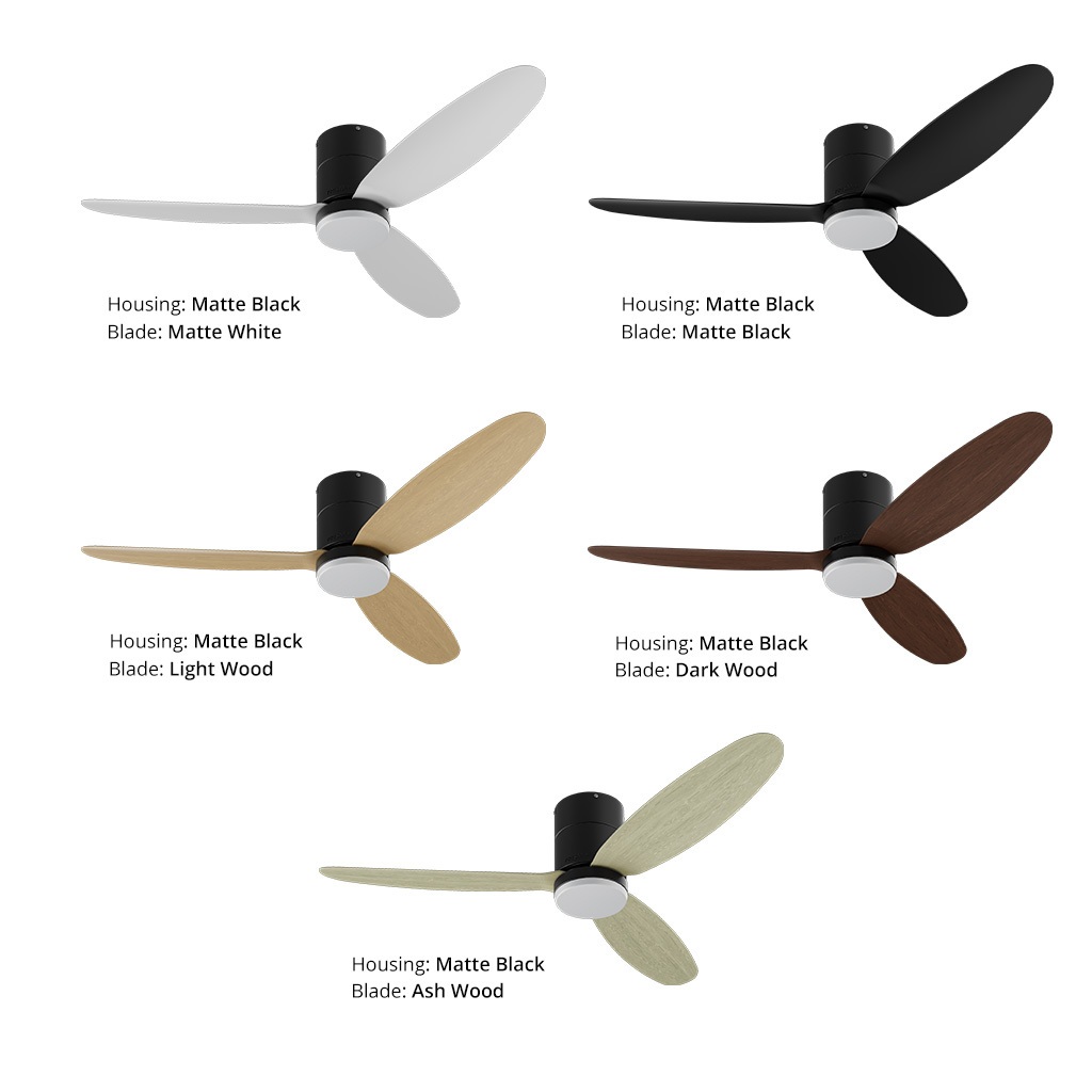 PRISM+ Oasis Ceiling Fan | 3 Blades | Integrated Dimmable Lights | 6 ...