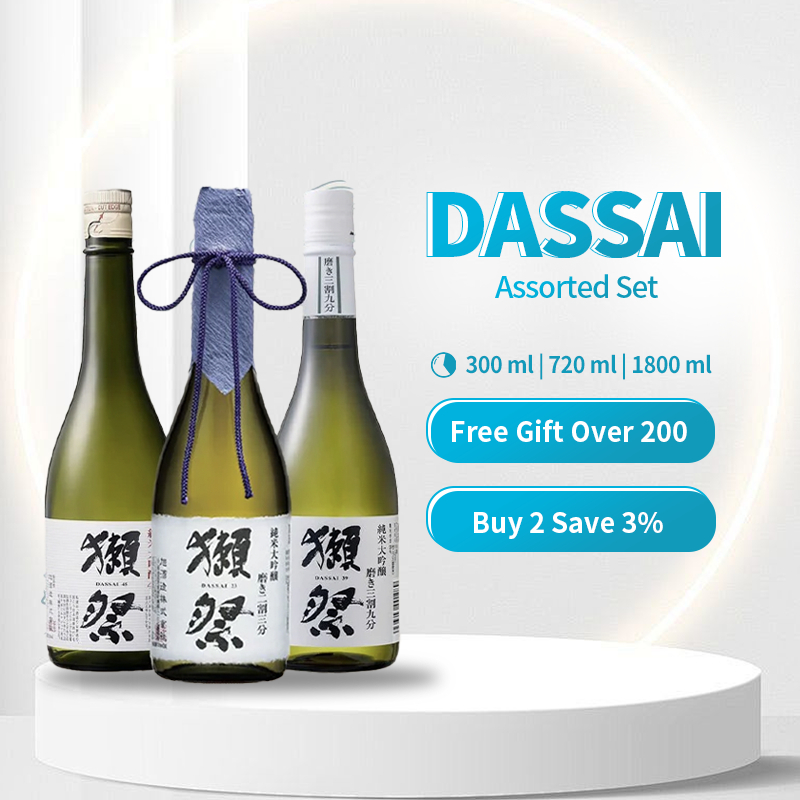 [Assorted] Dassai 23 39 45 Junmai Daiginjo Sake 300ml 720ml 1800ml 16% Japanese Sake 獺祭 純米大吟醸 ...
