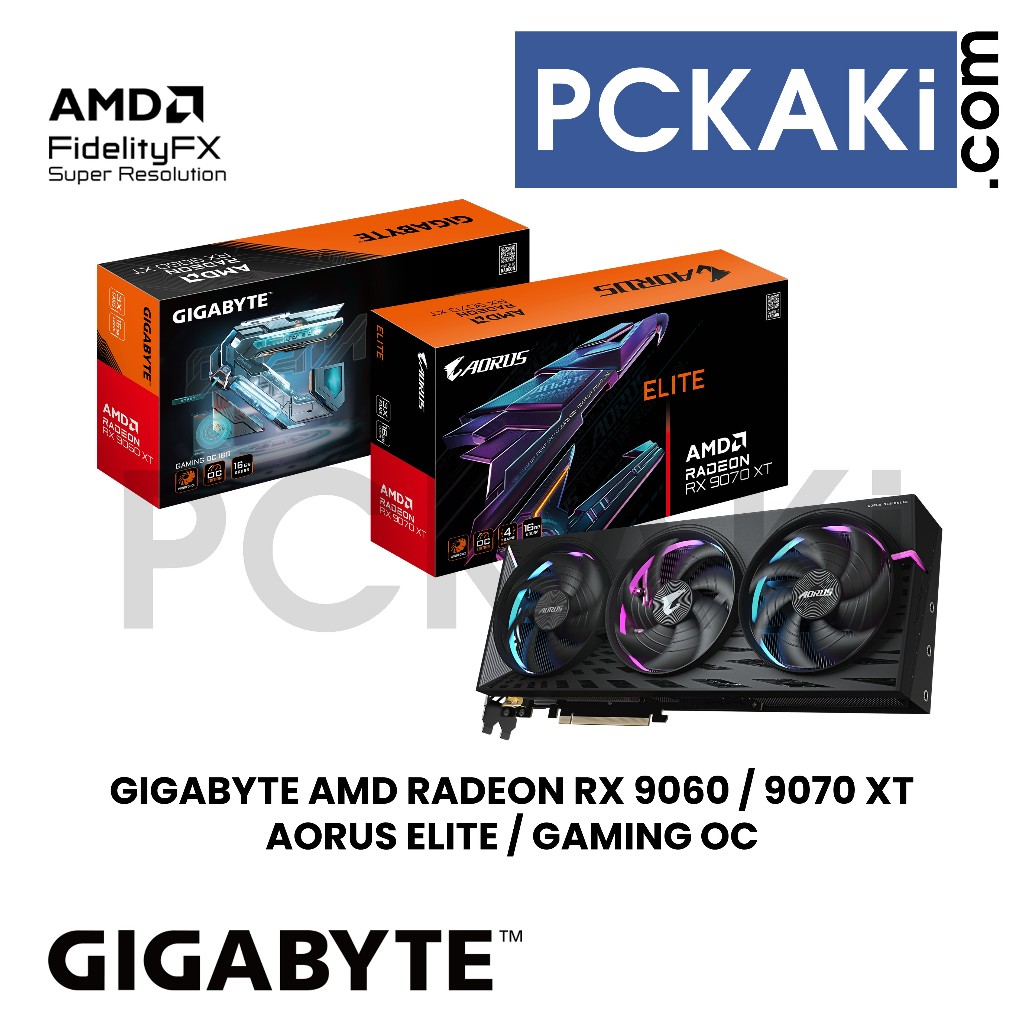 GIGABYTE AMD RADEON RX 9060 / 9070 / XT GAMING OC / AORUS ELITE GRAPHIC CARD 9060XT 9070XT ...