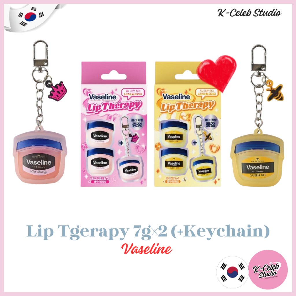 Vaseline Lip Tgerapy 7g×2P(Free:Keychain) 2types | Shopee Singapore
