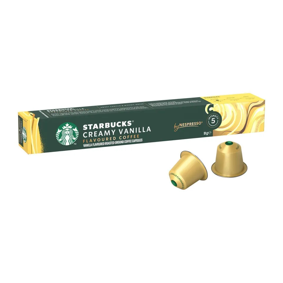 Starbucks Creamy Vanilla by NESPRESSO Coffee Capsules / Coffee Pods 10 ...