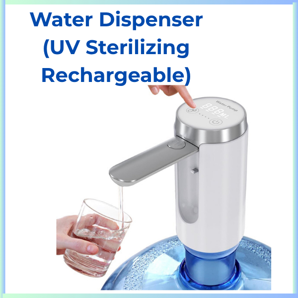 UV Sterilizing Rechargeable Water Dispenser / Smart Automatic Water ...