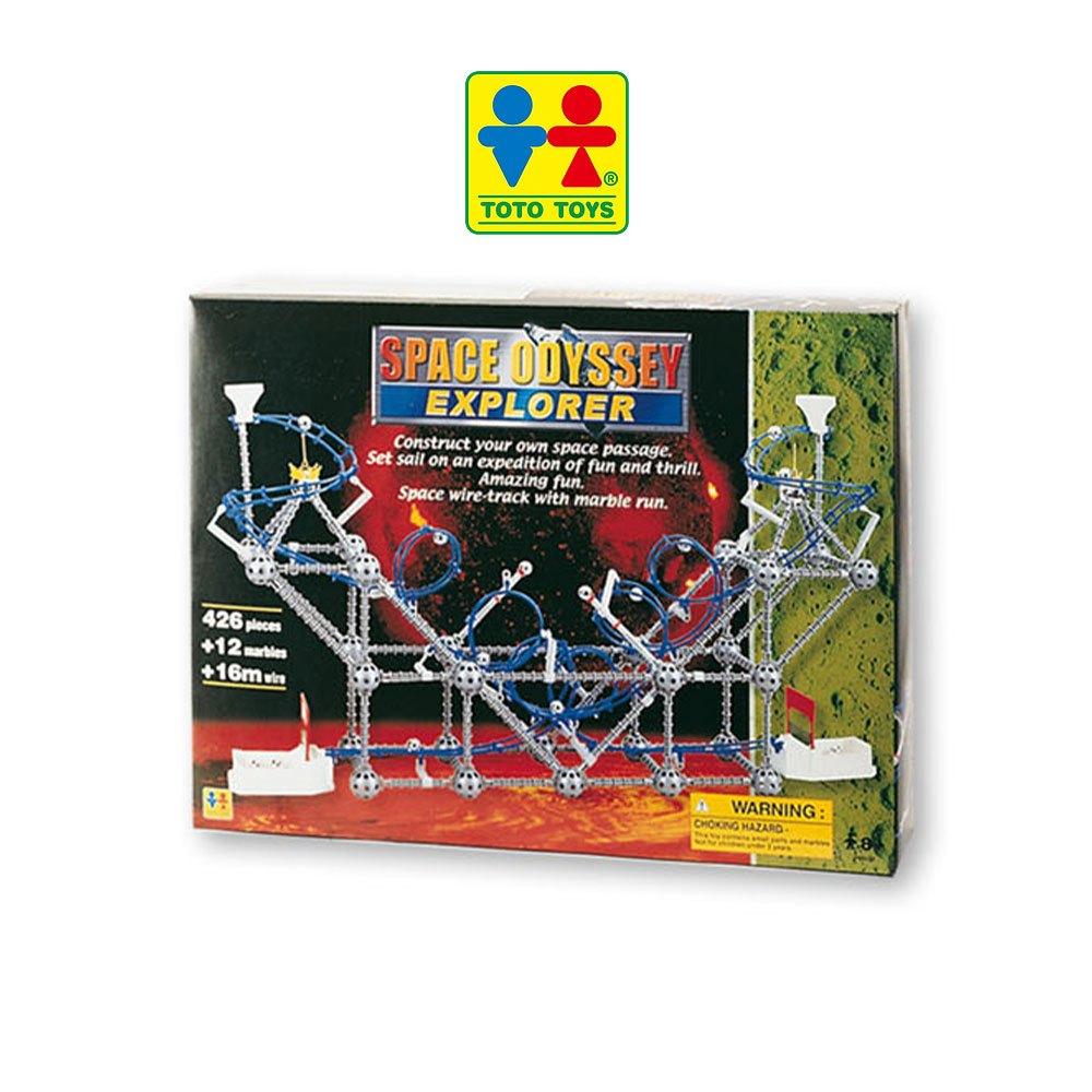 Toto Toys Space Odyssey Explorer (426 Pcs + 12 Marbles + 16m of Wire ...