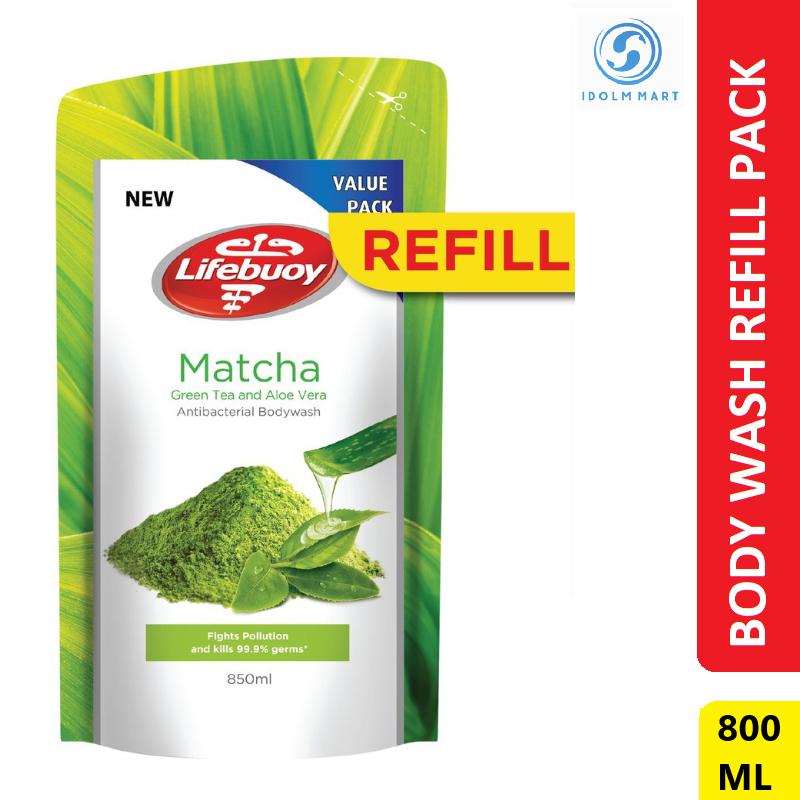 Lifebuoy Antibacterial Body Wash Refill - Matcha 850ml | Shopee Singapore