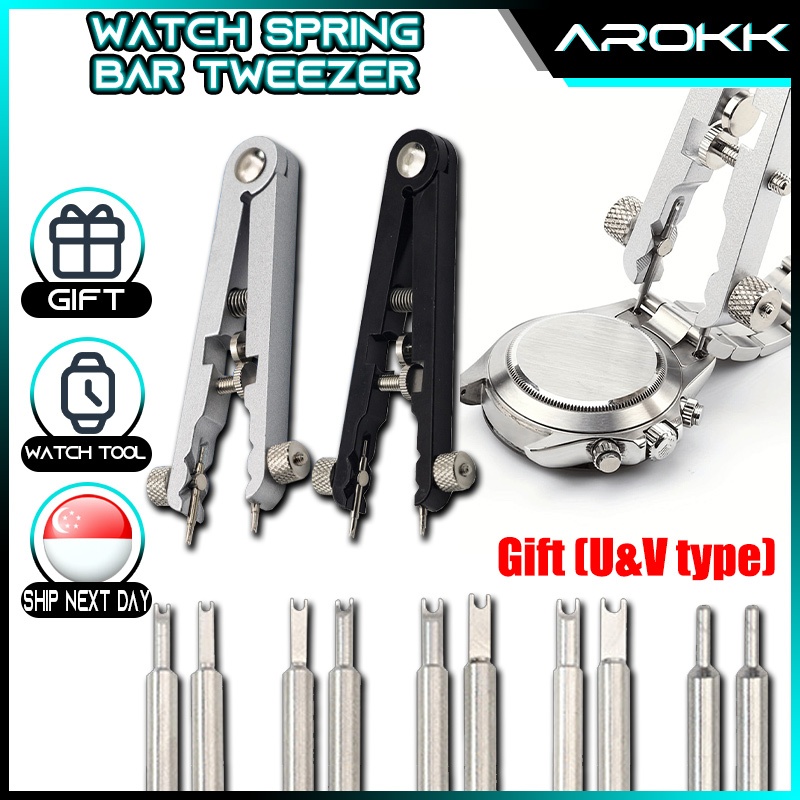 SG丨Spring Bar Tweezer Watch Bracelet Spring Bar Plier Tool Watch Strap ...