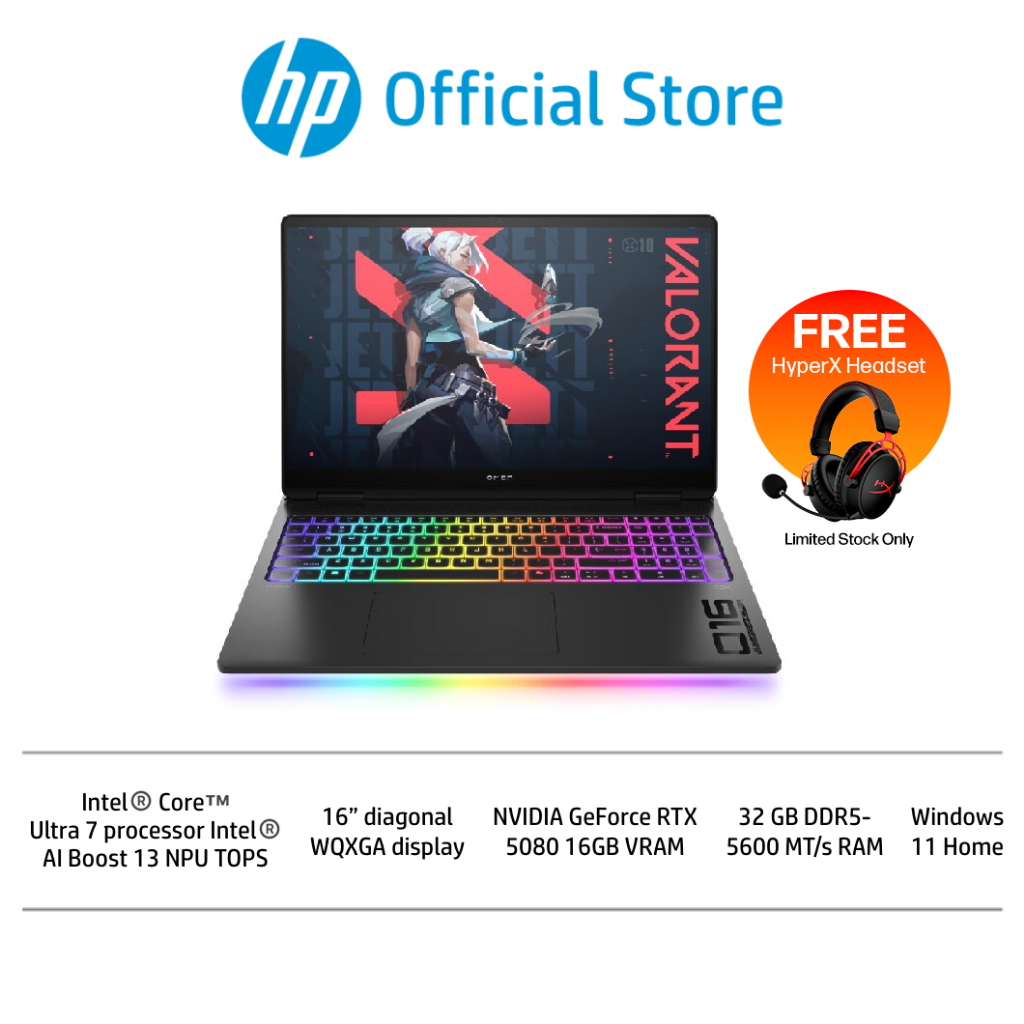 HP OMEN MAX Gaming Laptop 16"ah0098TX,Black | Intel Ultra7 AI Boost ...