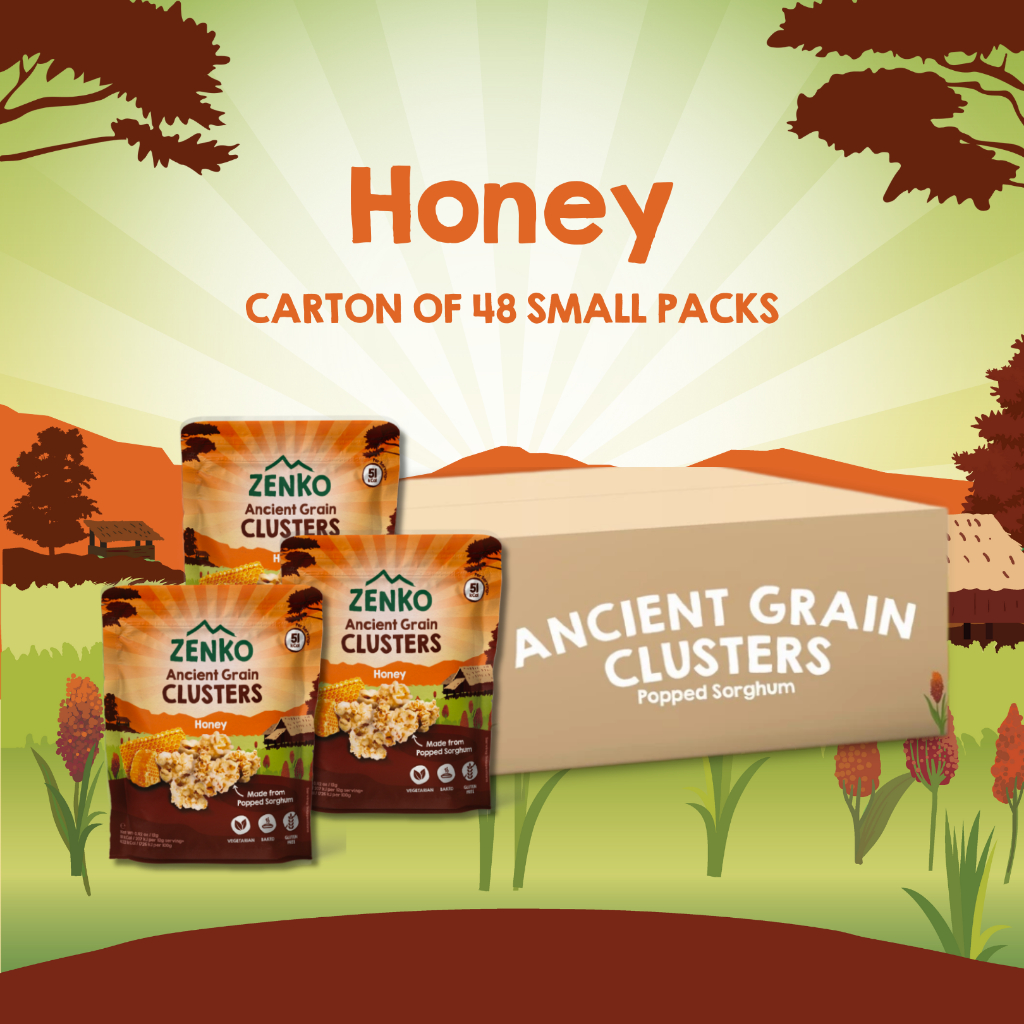 ZENKO Superfoods - Ancient Grain Clusters - Honey 48 packs (Healthy ...