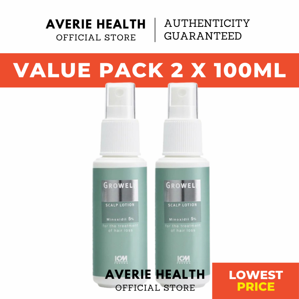 Growell 5% Scalp Lotion 100ml | Hair Growth Anti Hair Loss | Rosemary ...