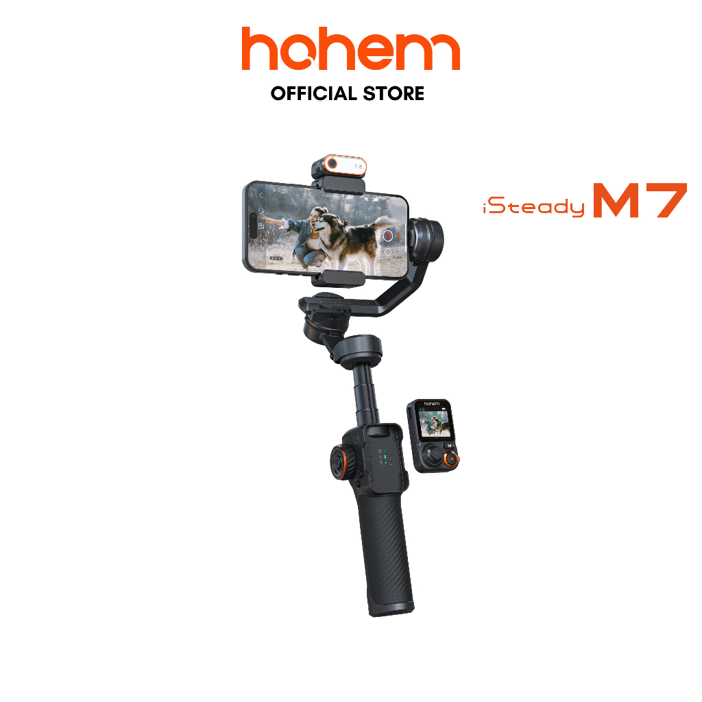 Hohem iSteady M7 AI-Tracking 3-Axis Smartphone Gimbal with Detachable ...