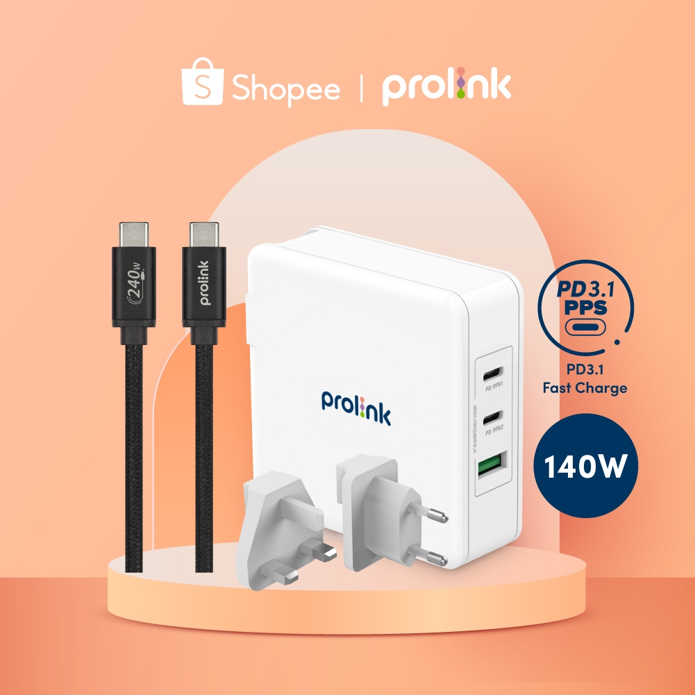 Prolink x brand box - Premium Charger + cables | Shopee Singapore