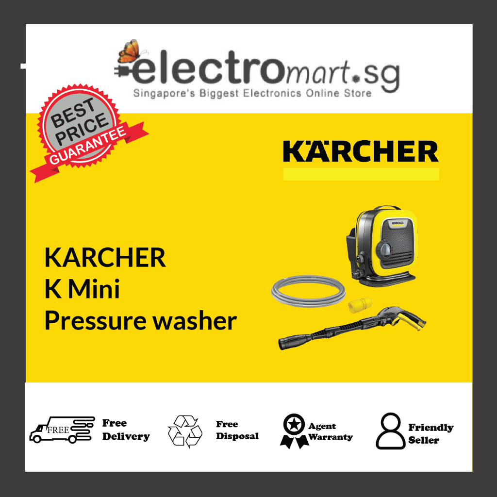 KARCHER K Mini Pressure washer | Shopee Singapore