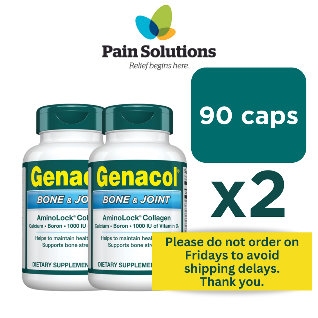 Genacol Bone & Joint (x2 Bottles) - Ultra Hydrolysed Collagen + Calcium ...