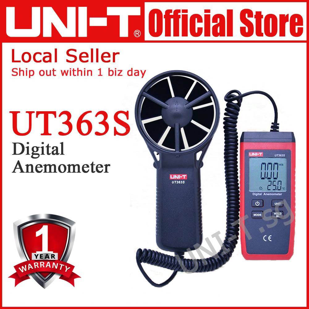 Uni-T UT363S UT363 UT363BT Digital Anemometer | Shopee Singapore