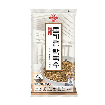 Ottogi Gogi-ri Perilla Oil Buckwheat Noodles (4 Servings)Loved by ...