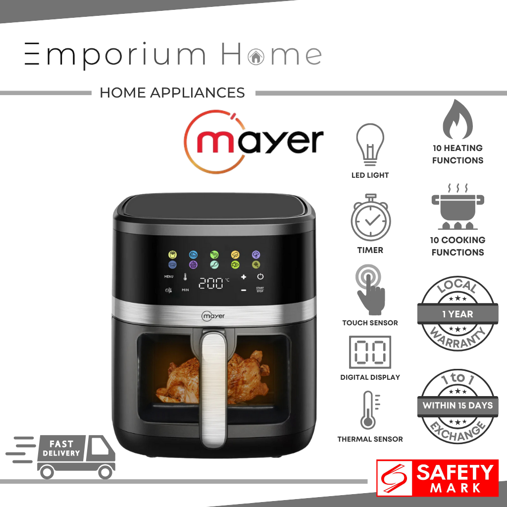 Mayer 5.5L Digital Air Fryer [MMAF551D] | Shopee Singapore