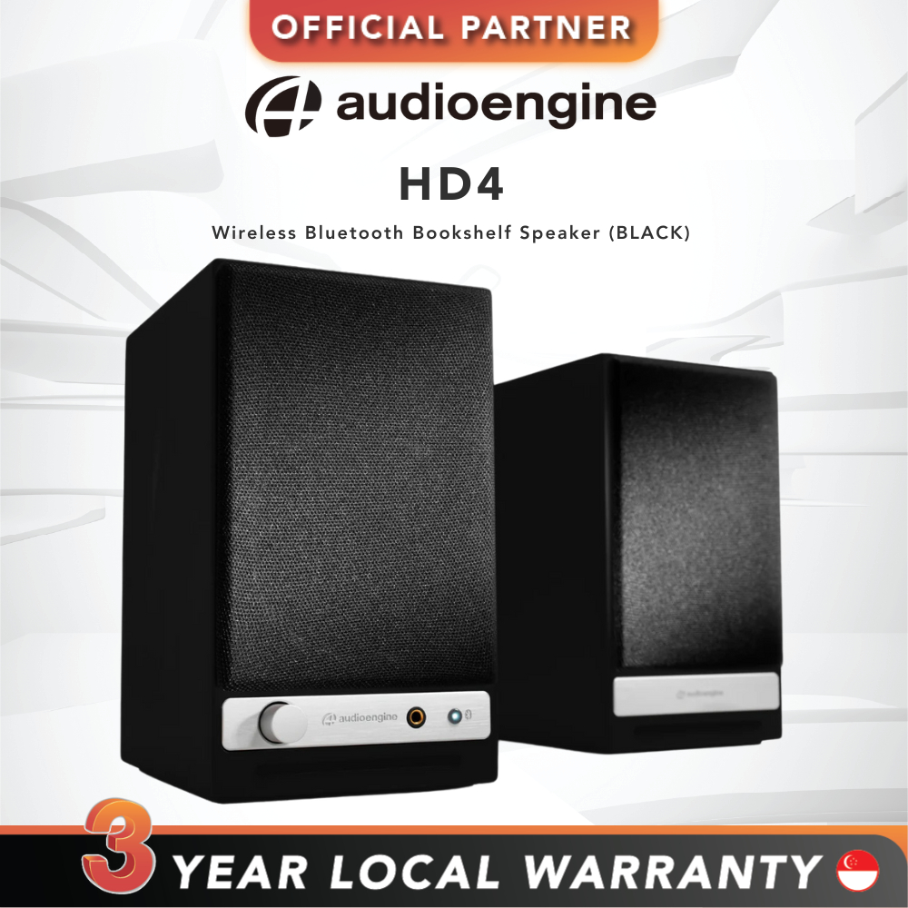 [FAST SHIP] Audioengine HD4 | Wireless Bluetooth Bookshelf Speaker ...