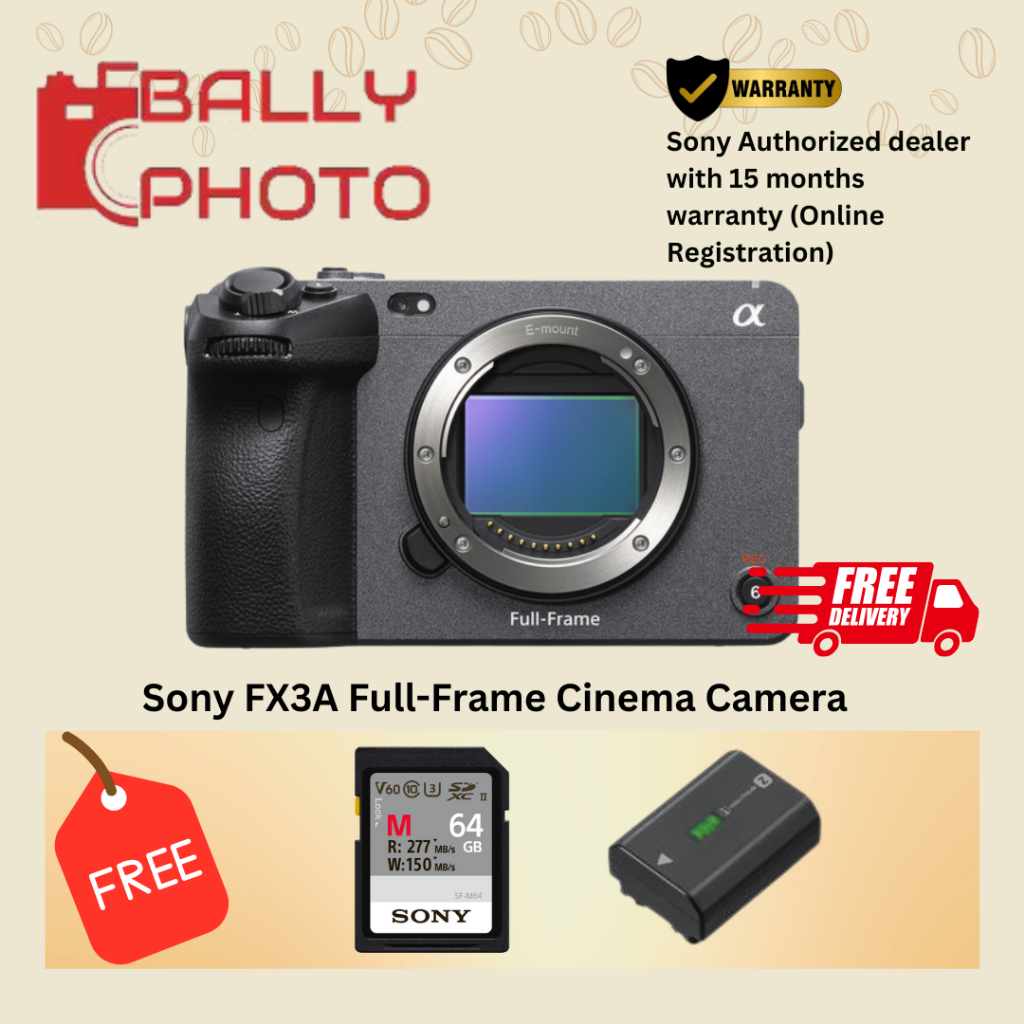 Sony FX3A / ILME-FX3A Full-Frame Cinema Camera | Shopee Singapore
