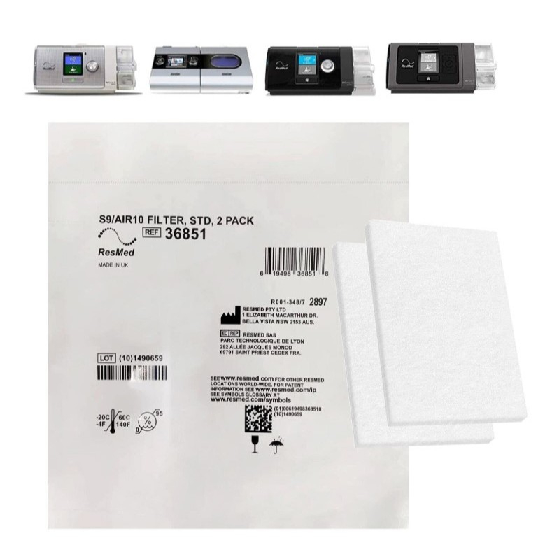 CPAP Parts - ResMed S9/Air10 Filter, Standard, 2pcs Pack | Shopee Singapore